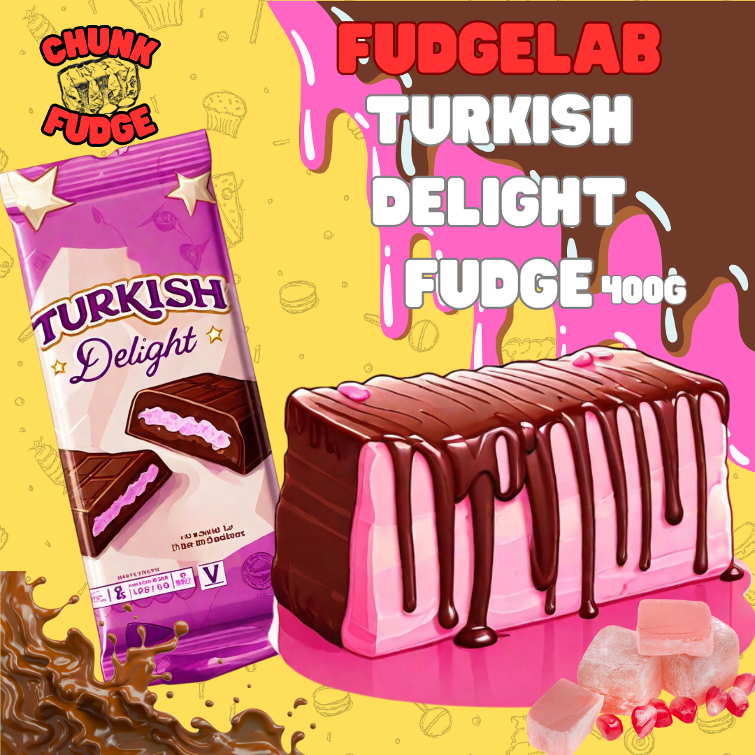 Turkish Delight Fudge | Chunk Fudge